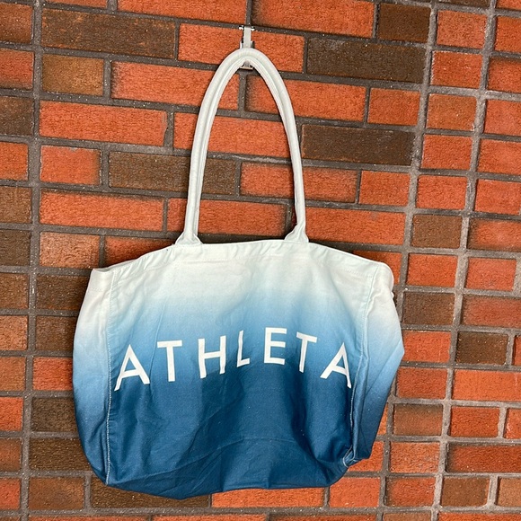 Athleta | Bags | Athleta Extra Large Ombre Canvas Tote Bag | Poshmark